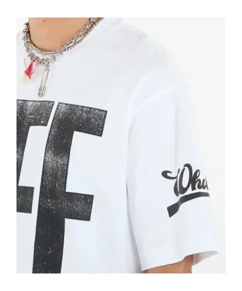 Off-White Logo Printed Crewneck T-shirt