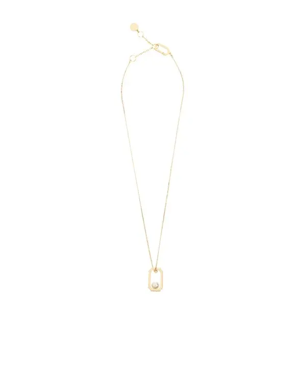 ALLSAINTS Rectangular Pendant Necklace