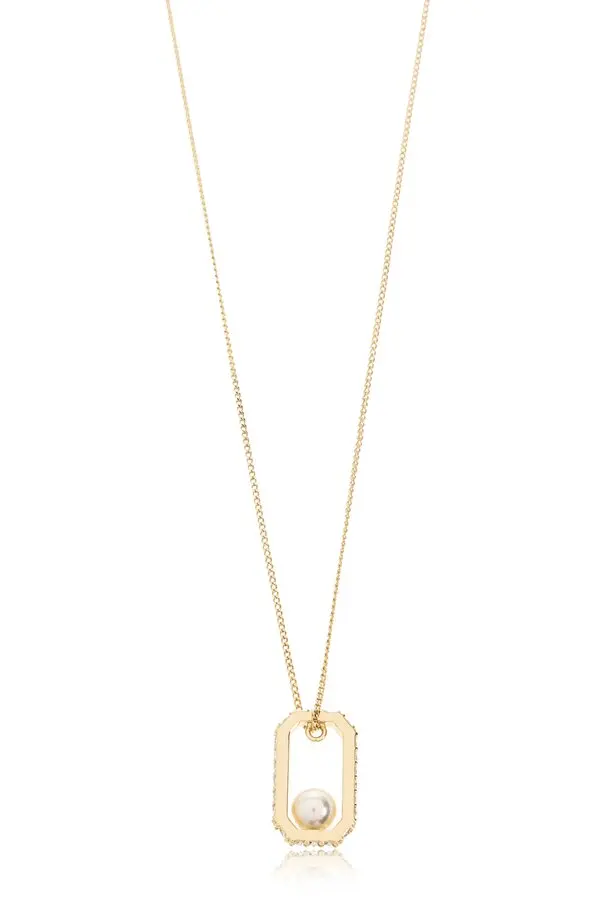 ALLSAINTS Rectangular Pendant Necklace