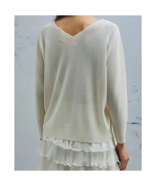 Marella Long-sleeved V-neck Knitwear