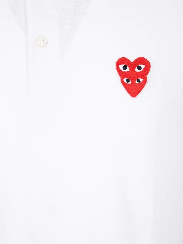 Play Comme Des Garcon Short-sleeved Polo Shirt
