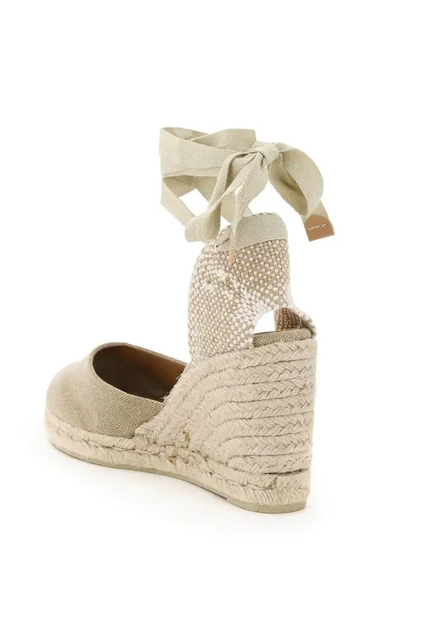 CastaÑer Round Toe Tie-fastened Espadrilles