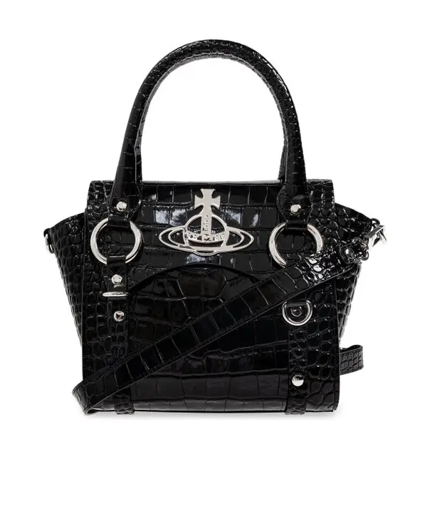 VIVIENNE WESTWOOD Orb Plaque Tote Bag