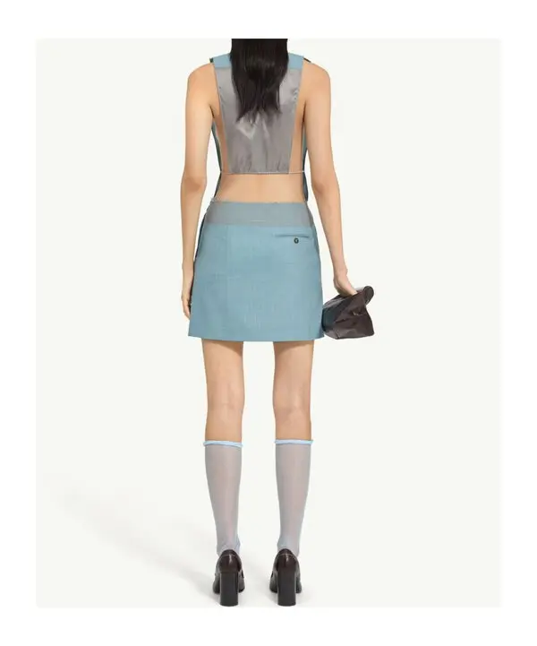 MAISON MARGIELA Raw-edge Mini Skirt