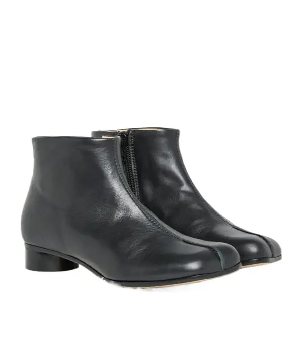 MAISON MARGIELA Square Toe Ankle Boots