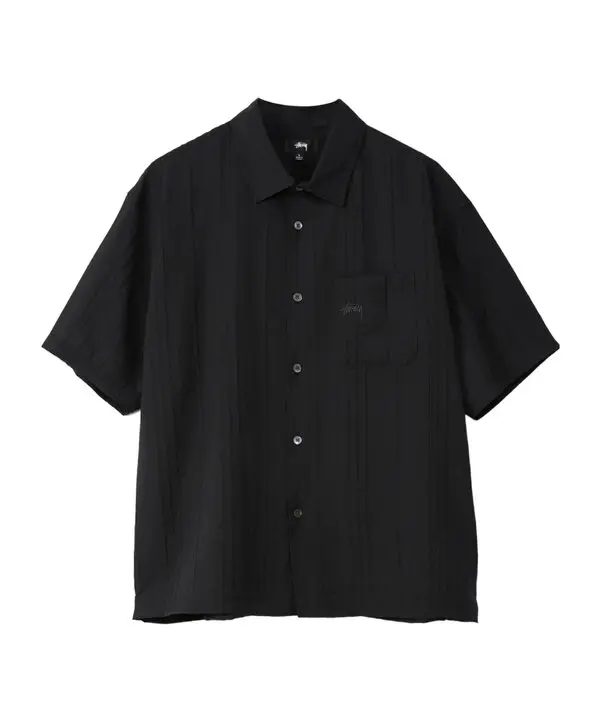 StÜssy Pleated Short-sleeved Shirt