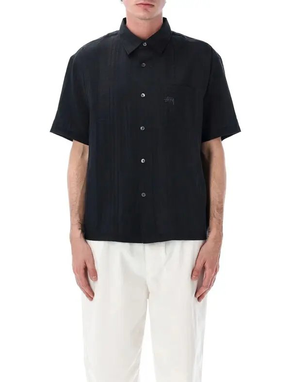 StÜssy Pleated Short-sleeved Shirt