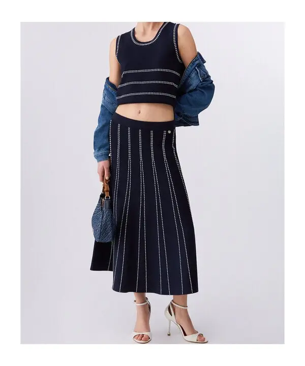 Liu Jo Striped Tank Top