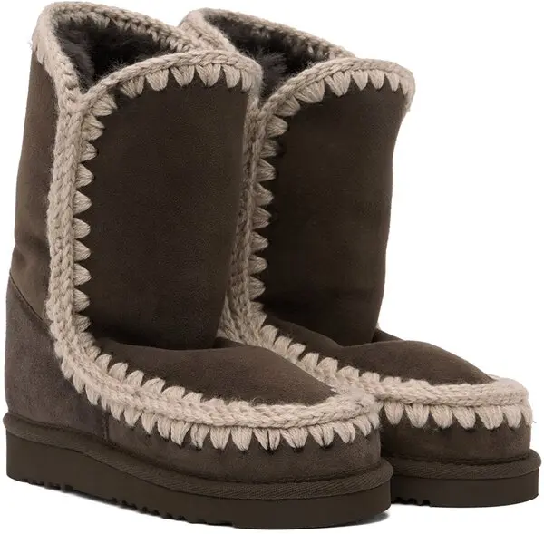 Mou Eskimo 24 Stitch Detailed Boots