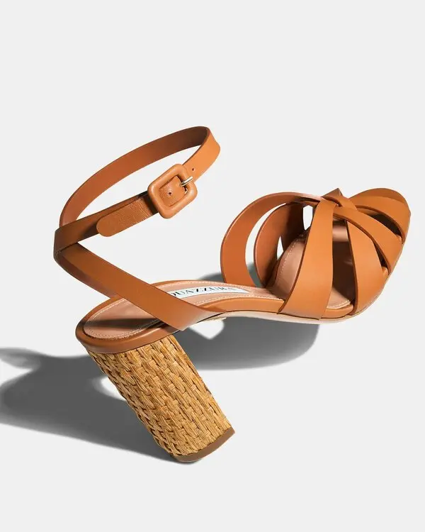 AQUAZZURA Square-heeled High-heeled Sandals