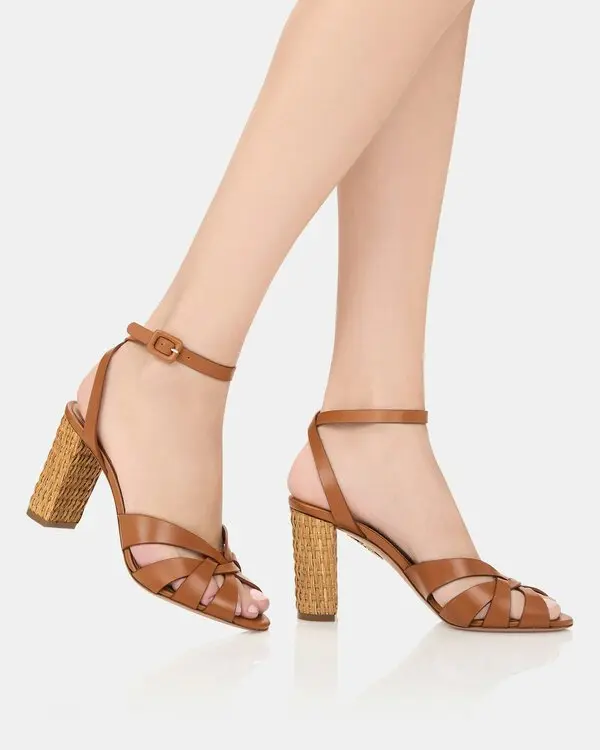 AQUAZZURA Square-heeled High-heeled Sandals