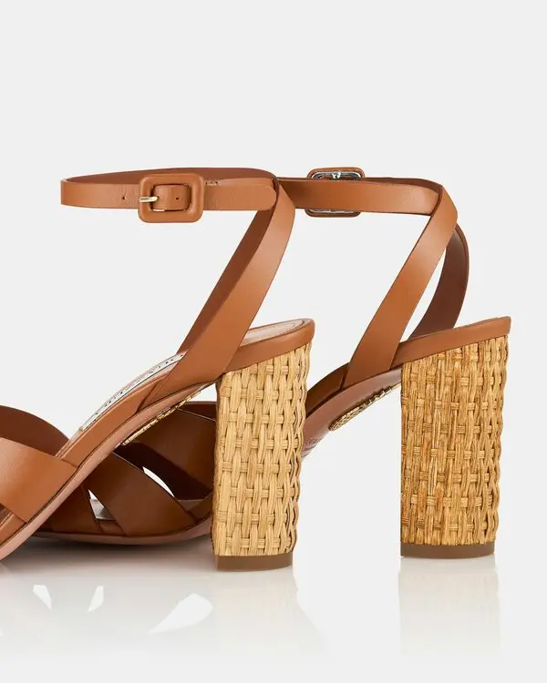 AQUAZZURA Square-heeled High-heeled Sandals