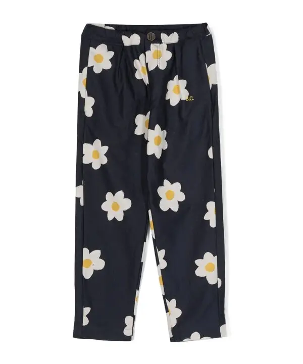 BOBO CHOSES Big Flower Cotton Trousers