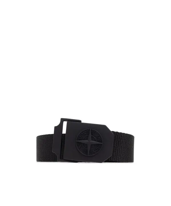 Stone Island Logo Compass Box Buckle Belt