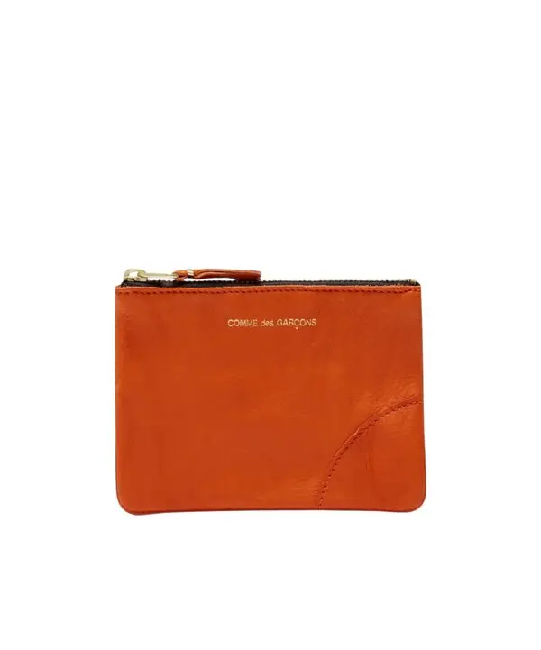 Comme Des Garçons Comme Des Garons Wallet Logo Printed Zip-up Wallet