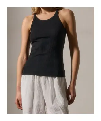 JAMES PERSE Ribbed High Neck Cami