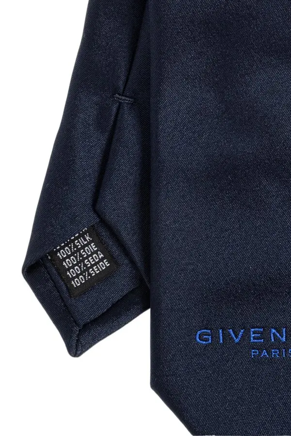 Givenchy Logo Embroidered Neck Tie
