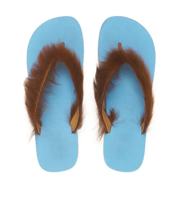 Marni Furry Strap Sandals