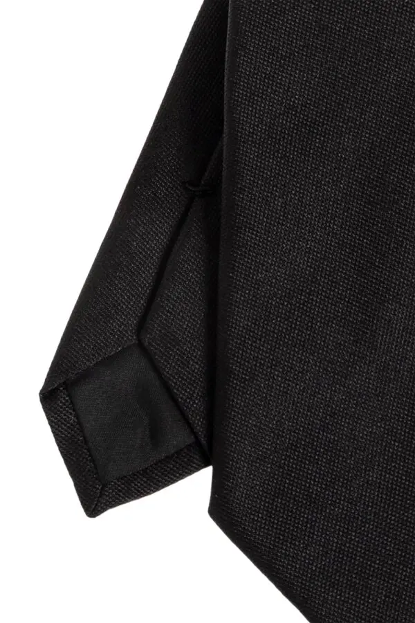 Givenchy Logo Embroidered Silk Neck Tie