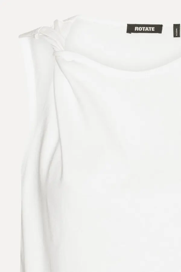 ROTATE BY BIRGER CHRISTENSEN Logo Patch Sleeveless Top