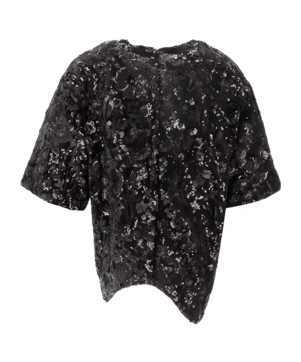 NICCOLO PASQUALETTI Short-sleeved Sequined T-shirt