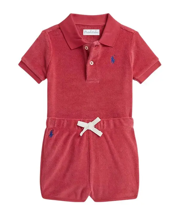Polo Ralph Lauren Embroidered Terry Shorts Set