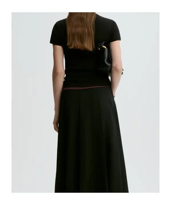 BY MALENE BIRGER Alicia Fitted T-shirt - Black