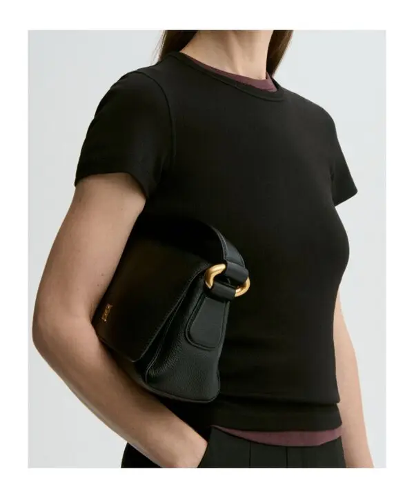 BY MALENE BIRGER Alicia Fitted T-shirt - Black