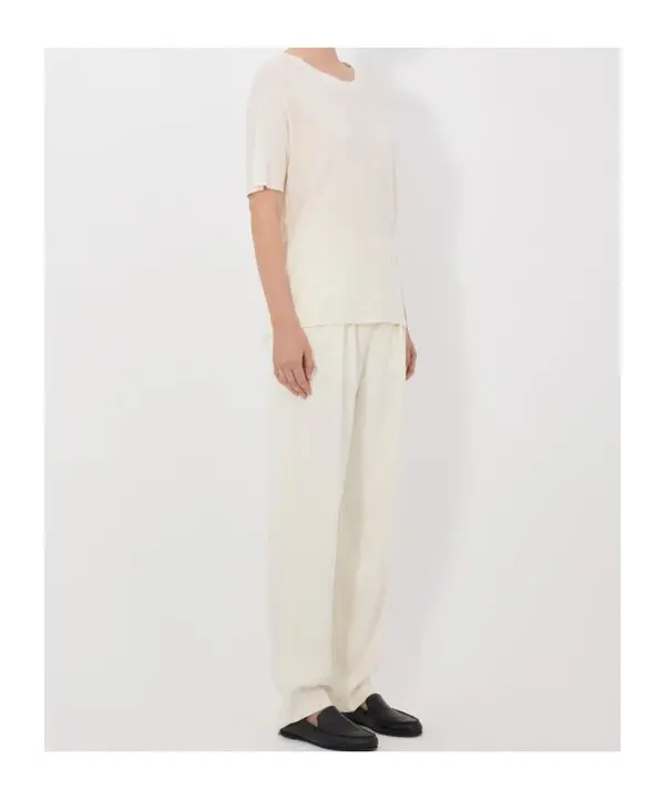 Loulou De Saison Ezra Classic Fit T-shirt - Ivory