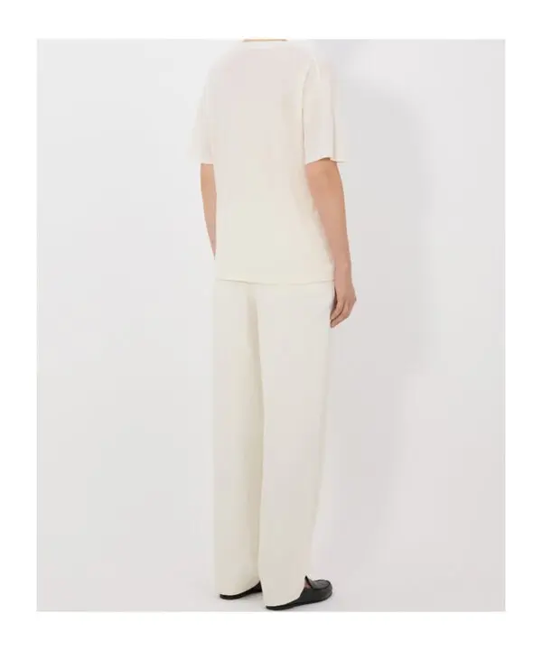 Loulou De Saison Ezra Classic Fit T-shirt - Ivory