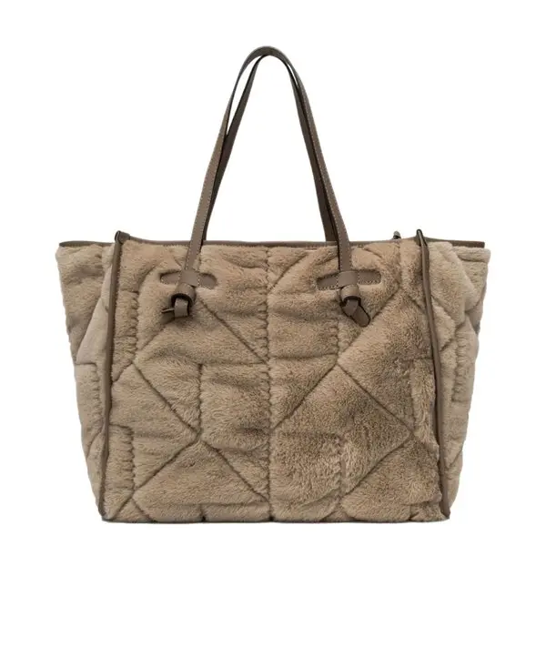 GIANNI CHIARINI Quilted Tote Bag With Removable Clutch