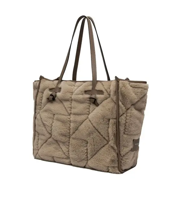 GIANNI CHIARINI Quilted Tote Bag With Removable Clutch