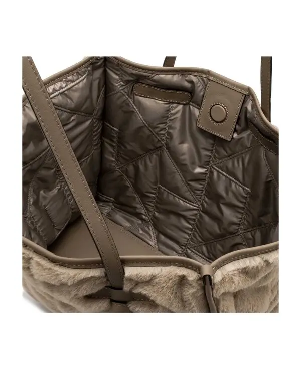 GIANNI CHIARINI Quilted Tote Bag With Removable Clutch