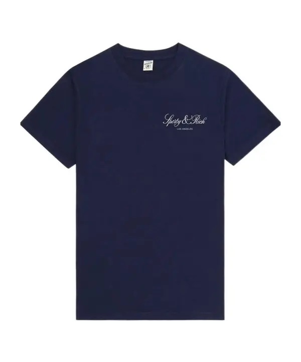 SPORTY  RICH Short-sleeved T-shirt - Black