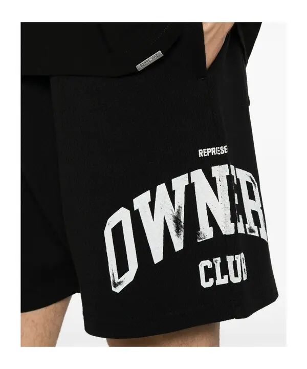 REPRESENT Owners Logo-print Shorts