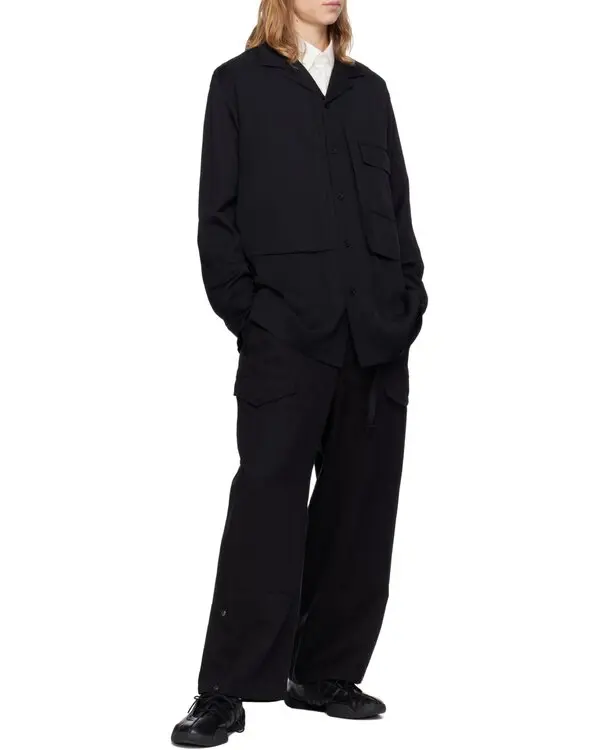 Y3 Button-up Twill Shirt