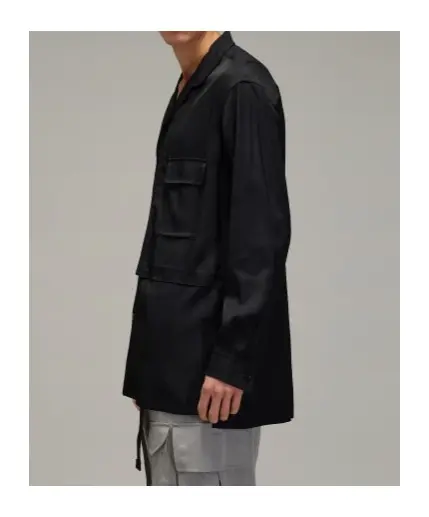 Y3 Button-up Twill Shirt
