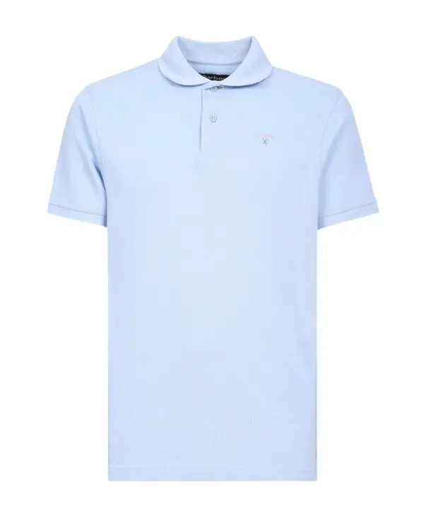 Barbour Logo Embroidered Polo Shirt - Blue