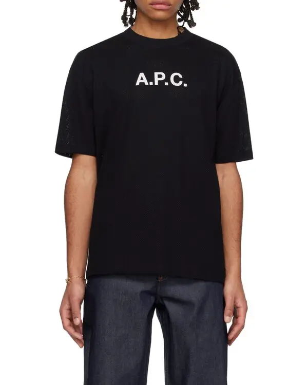 A.p.c. Logo-print Cotton T-shirt