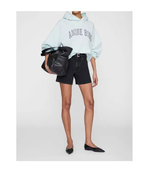 ANINE BING Hooded Sweatshirt With Logo