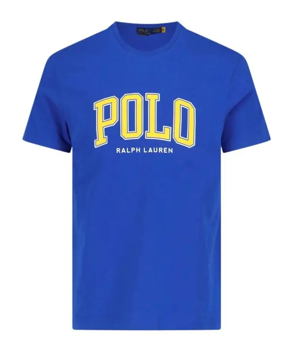Polo Ralph Lauren Logo-printed Crewneck T-shirt - Blue