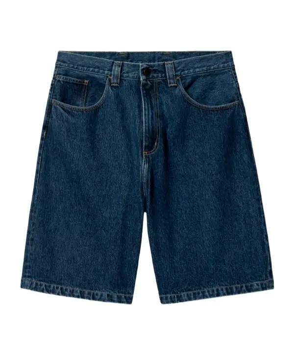 Carhartt Work In Progress Logo Patch Denim Shorts