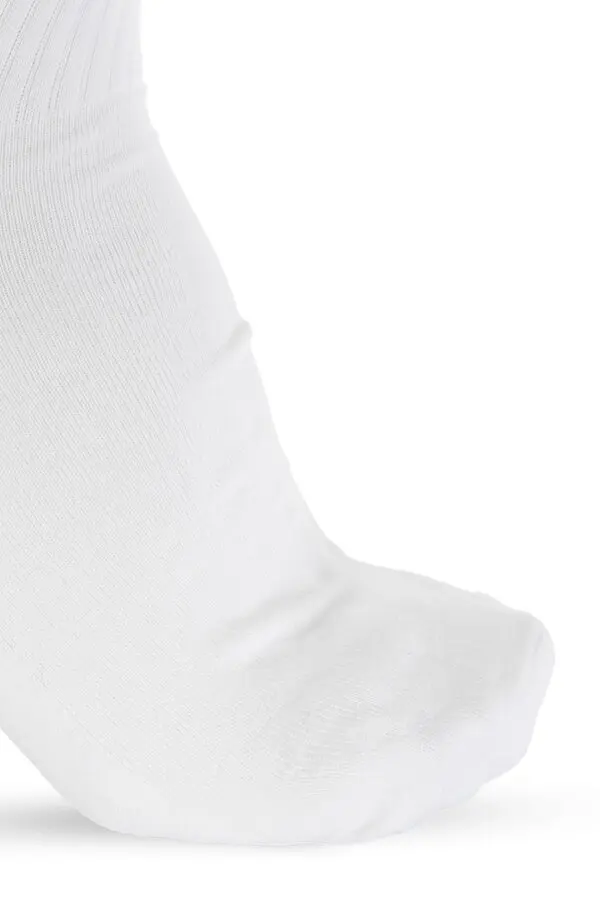 Off-White Logo Intarsia Crew Socks
