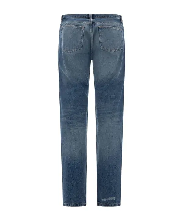 A.p.c. Straight Leg Distressed Jeans