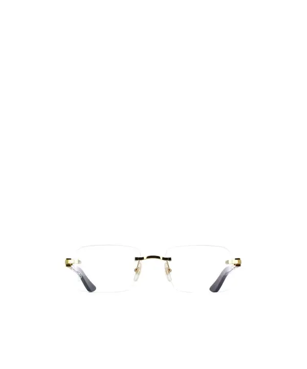 Cartier Rectangular Frame Glasses - White