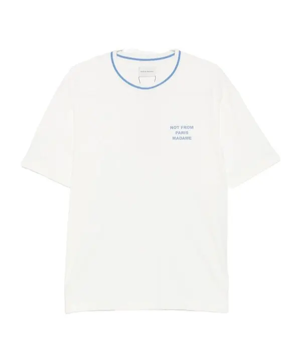 Drole De Monsieur Short-sleeved T-shirt - Off White