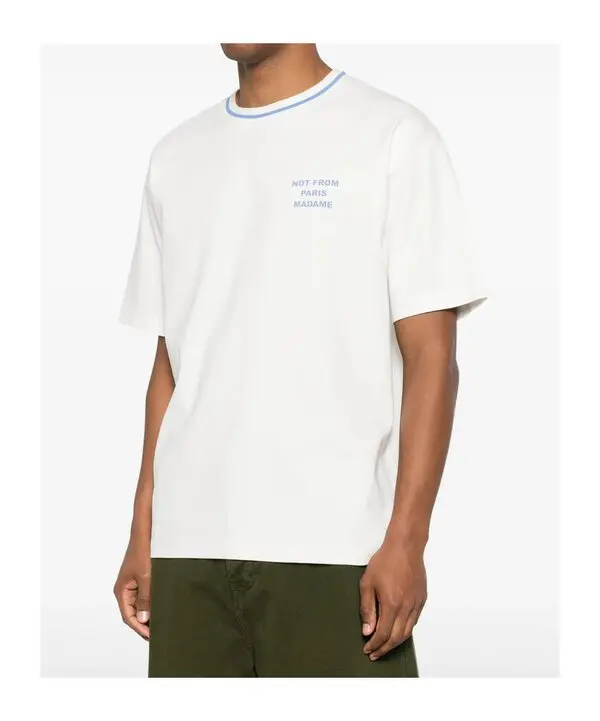 Drole De Monsieur Short-sleeved T-shirt - Off White