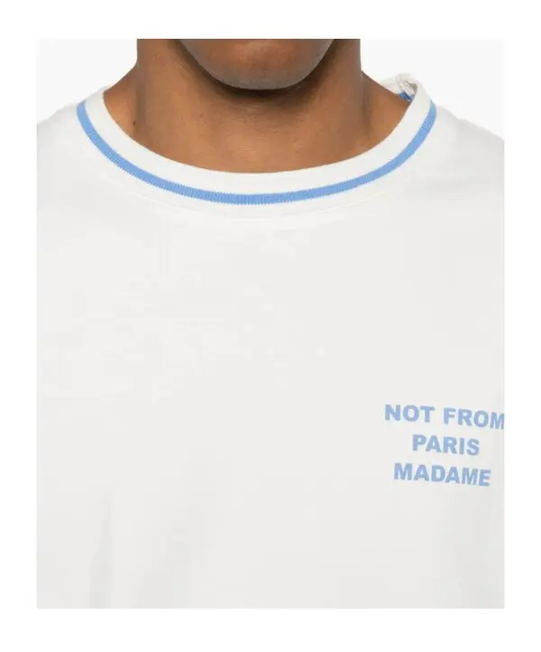 Drole De Monsieur Short-sleeved T-shirt - Off White