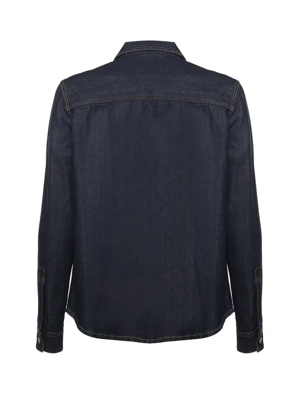 GIULIANO GALIANO Matt Denim Shirt