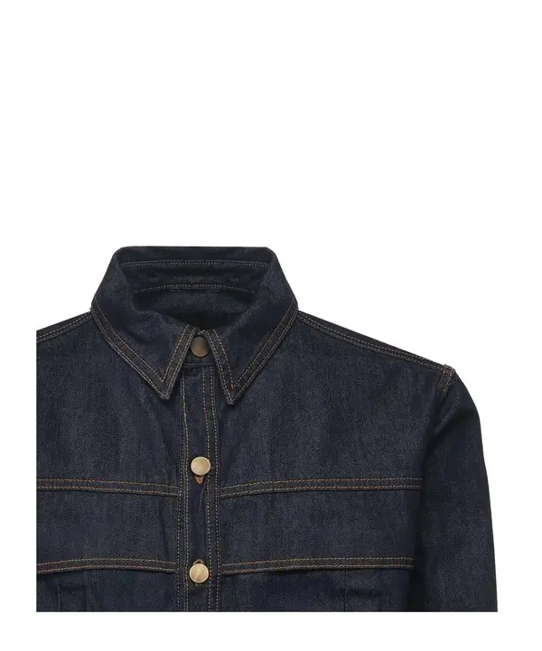 GIULIANO GALIANO Matt Denim Shirt